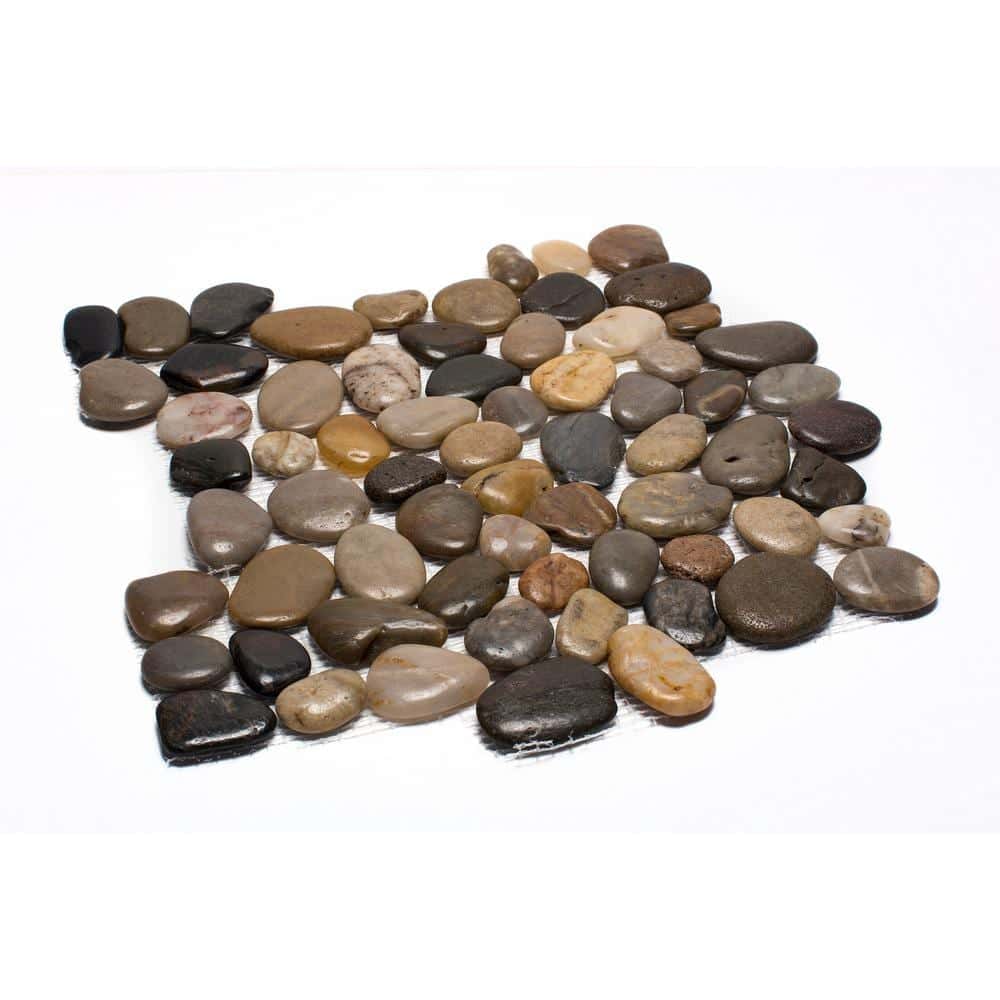 Mixed Mid-Polish Pebble Tile – Margo Garden Products